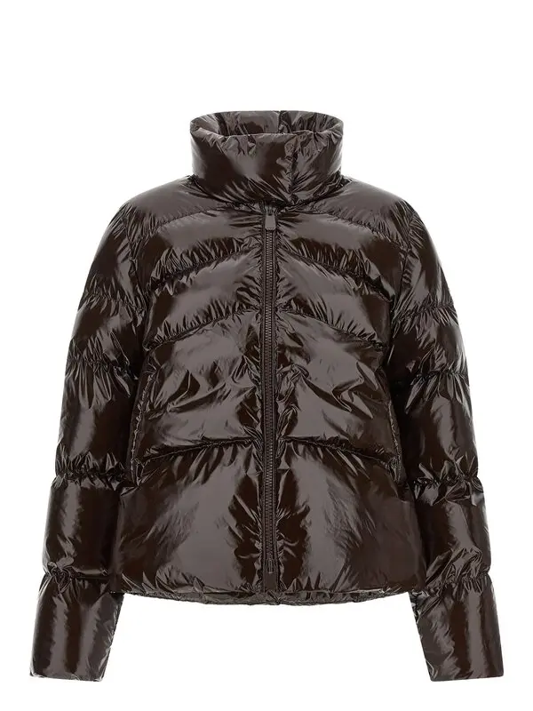 Pinko Love Birds Down Jacket - Brown