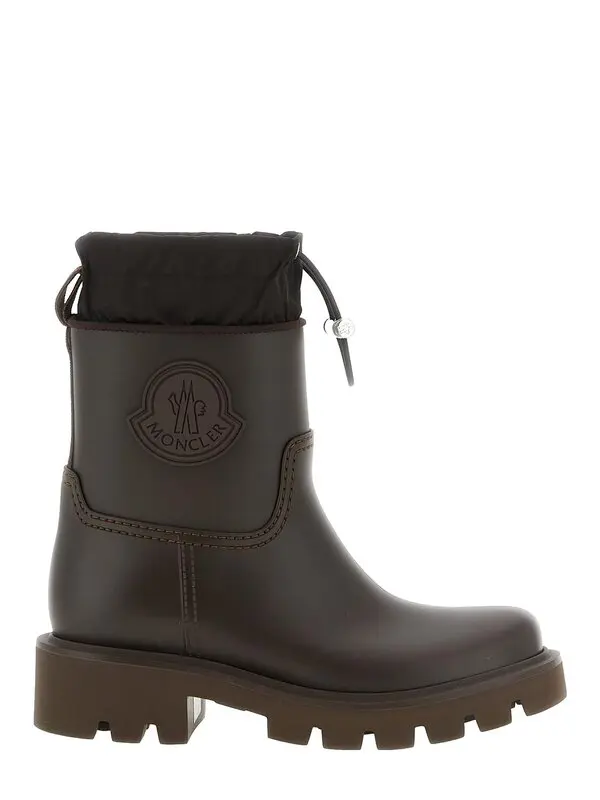 Moncler Kickstream Rain Boots - Brown