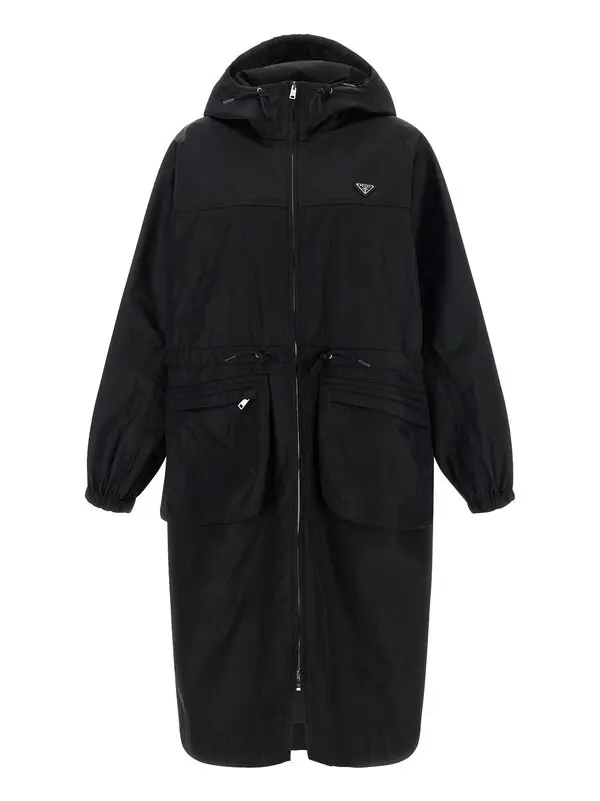 Prada Re-nylon Raincoat - Black