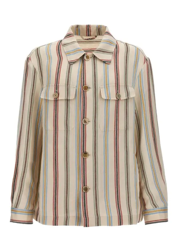 Etro Striped Overshirt - Multi