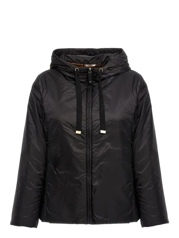 Max Mara Greenh Technical Canvas Jacket - Black