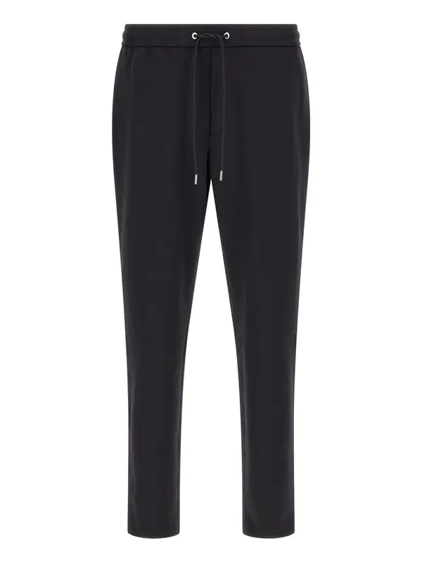 Moncler Logo Patch Joggers - Black