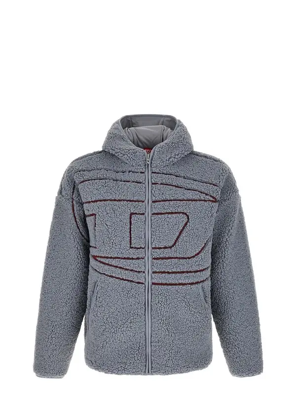 DIESEL® Teddy S-zat Hoodie - Gray
