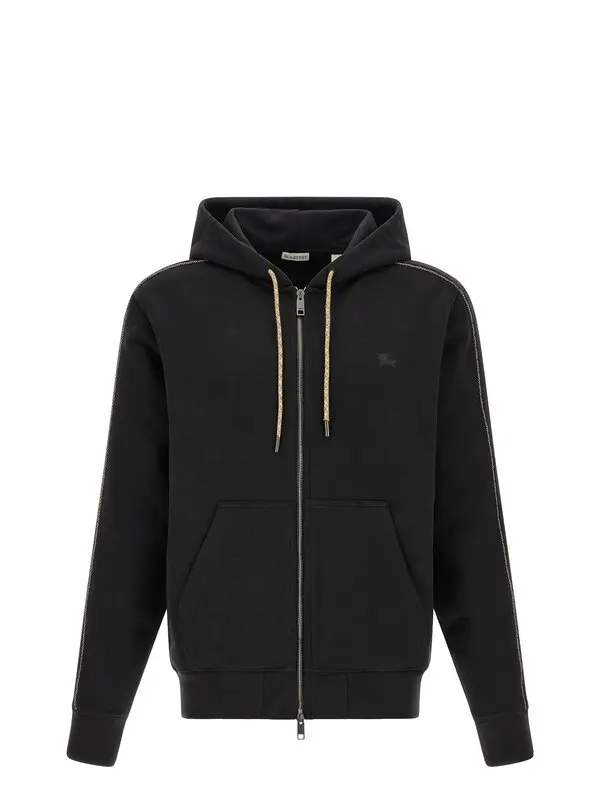 Burberry Scott Cotton Hoodie - Black
