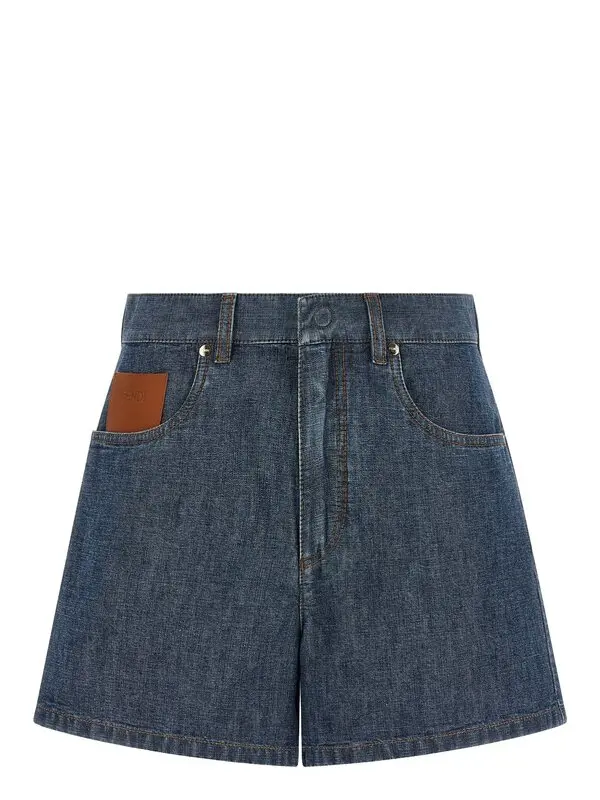 Fendi Denim Shorts - Blue