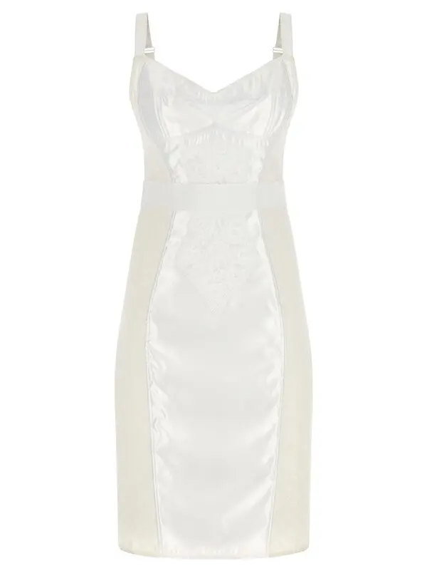 Dolce & Gabbana Corsetry Dress - White