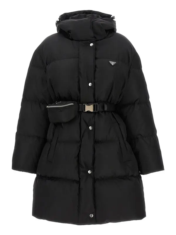 Prada Re-nylon Down Jacket - Black