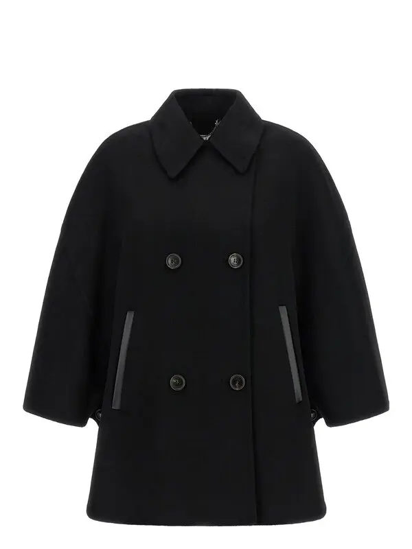 Max Mara Mxaospite Cape - Black