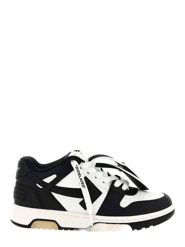 Off-White Out Of Office Leather Sneakers - White/black