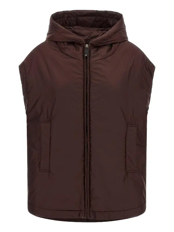Max Mara Mtcambra Vest - Bordeaux