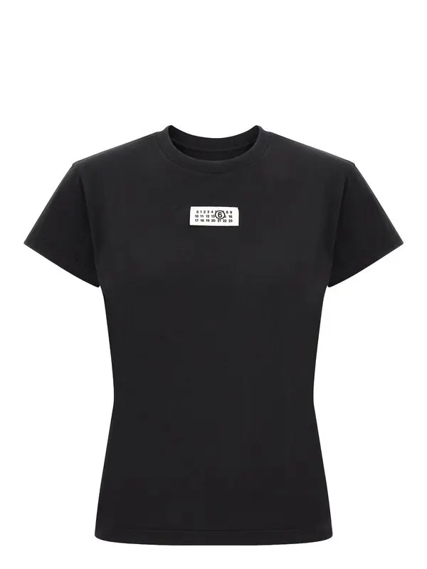 MAISON MARGIELA Numeric Signature T-shirt - Black