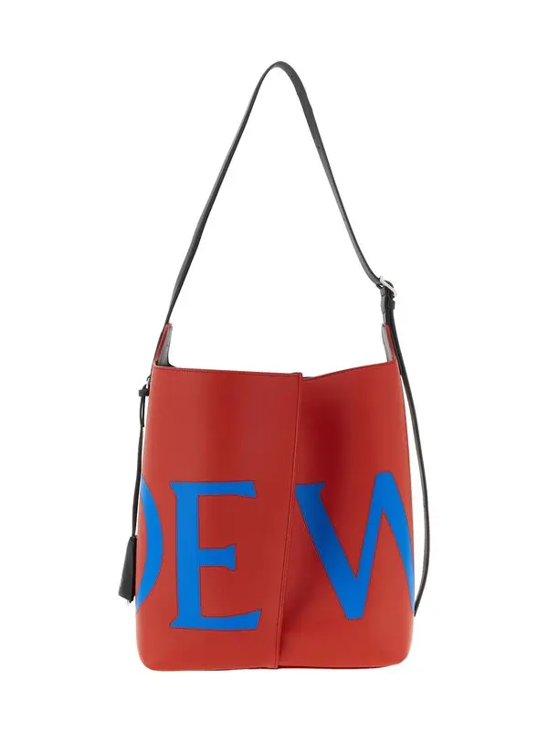 Loewe Bilbao Large Bucket Bag - Red