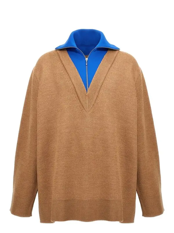 JIL SANDER Half Zip Sweater - Multi