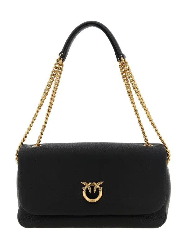 Pinko Love Birds Shoulder Bag - Black