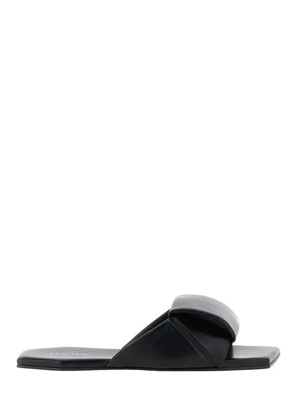 Loewe Origami Sandals - Black