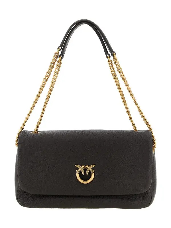 Pinko Love Birds Shoulder Bag - Brown