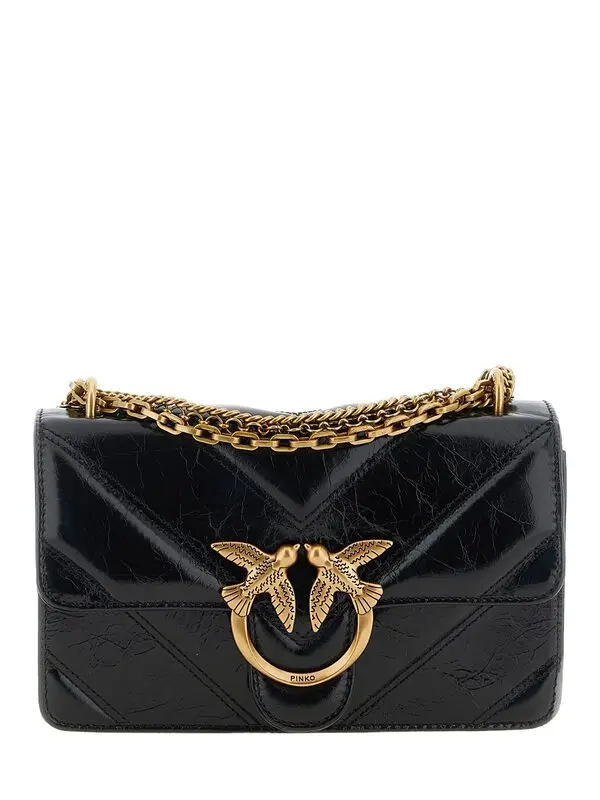 Pinko Love Bag Crossbody Bag - Black