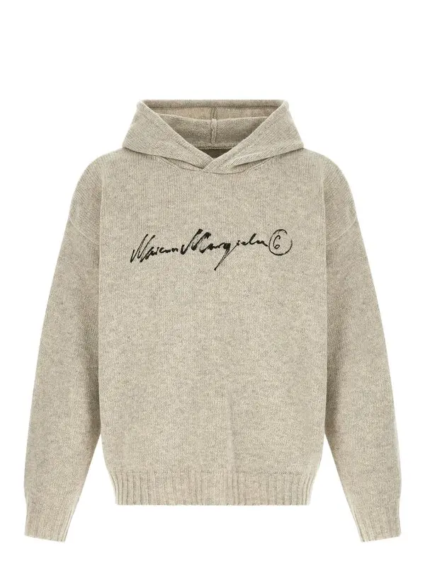 MAISON MARGIELA Hooded Sweater - Gray