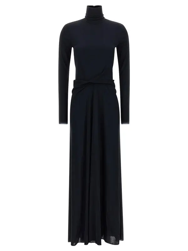 Fabiana Filippi Long Draped Dress - Blue