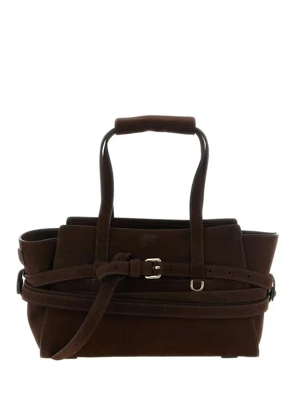 Moschino Tie Me' Handbag - Brown