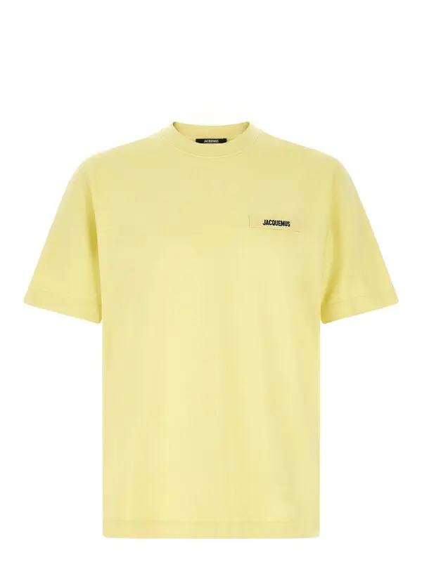 Jacquemus Le T-shirt Gros-grain' T-shirt - Yellow