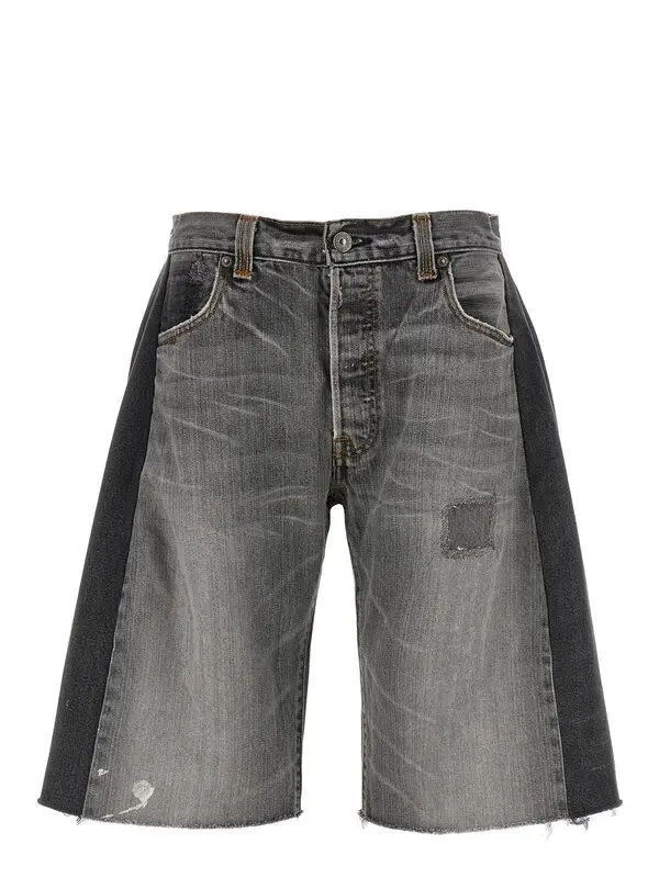 B Sides Vintage Lasso Bermuda Shorts - Black