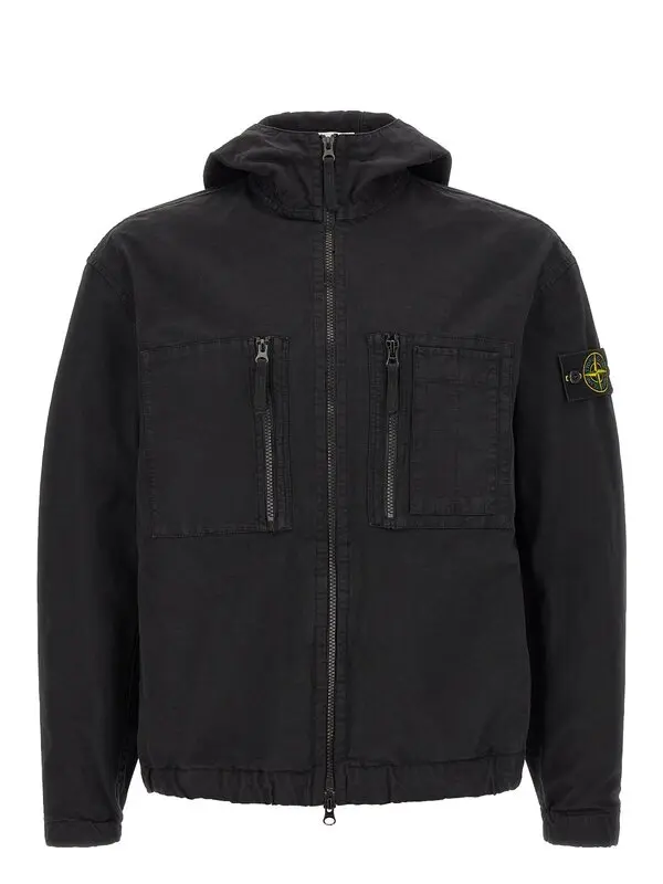 Stone Island 1200011 Overshirt - Black