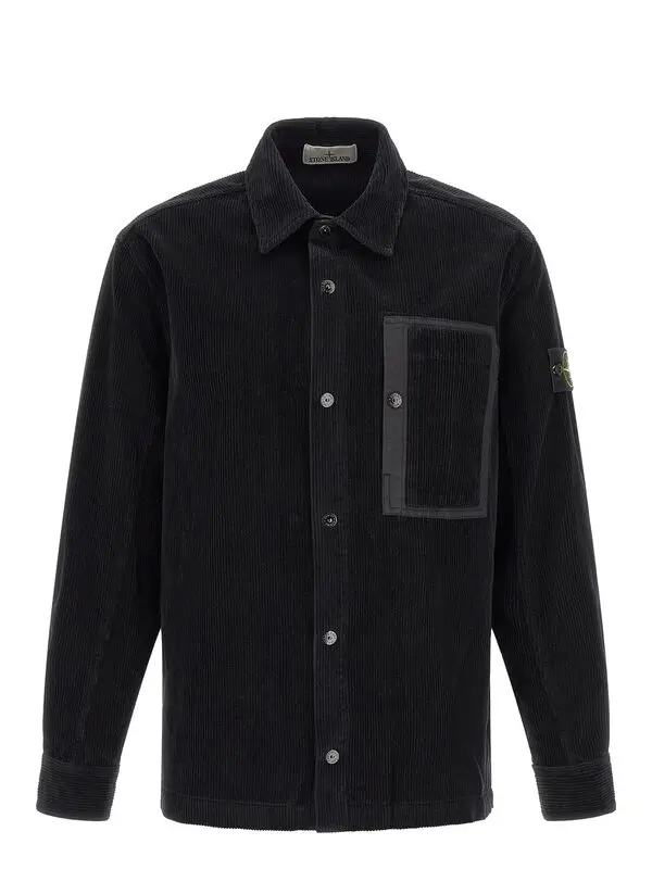 Stone Island 1200016' Overshirt - Black