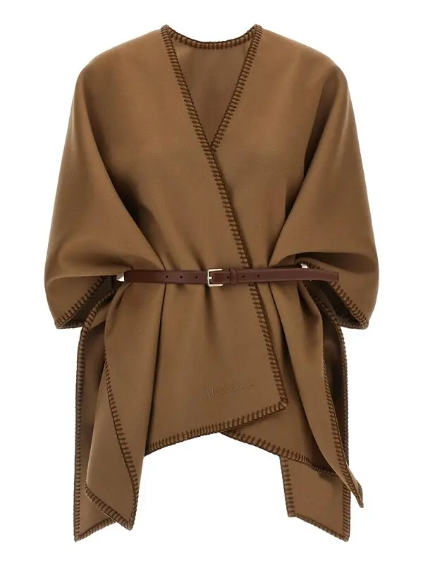 Max Mara Mxacolomba Cape - Beige