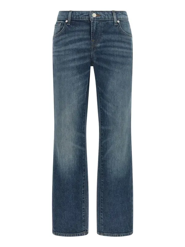 7 For All Mankind Low Cigarette Jeans - Blue