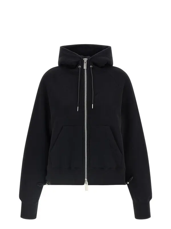 Sacai Cotton Hoodie - Black