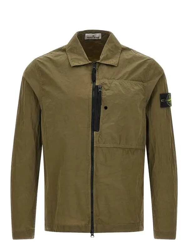Stone Island 120004' Overshirt - Green