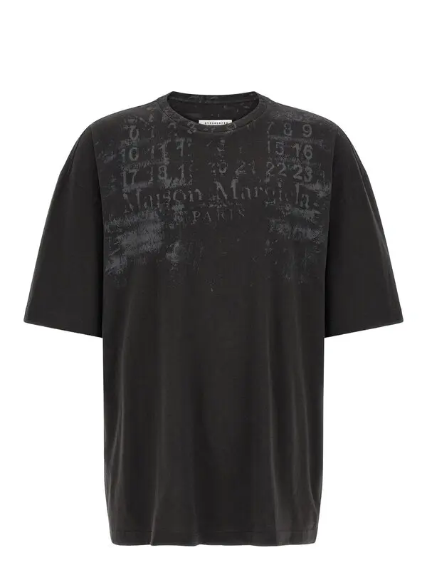 MAISON MARGIELA Numeric' T-shirt - Black