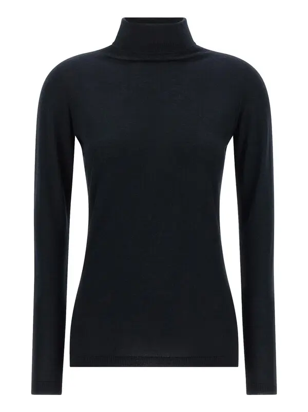 Fabiana Filippi Cashmere And Silk Turtleneck Sweater - Blue