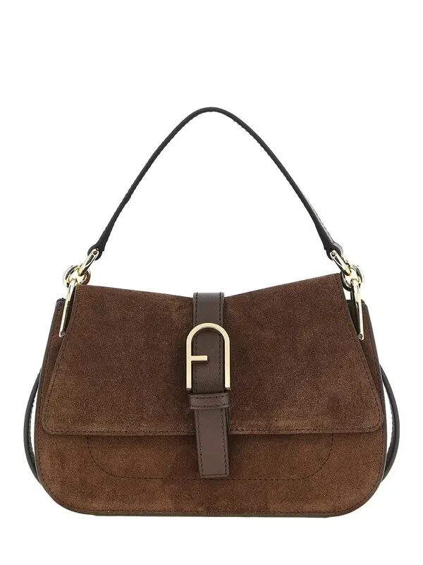 Furla Flow Mini Handbag - Brown
