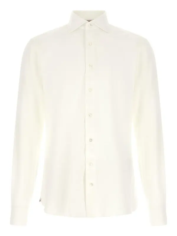 BORRIELLO NAPOLI Marechiaro Collar Shirt - Blue