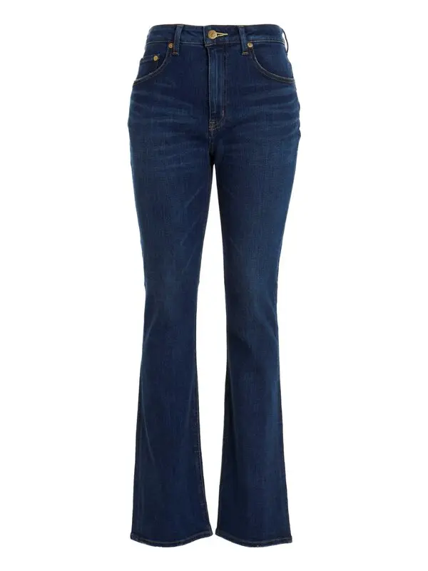 TU ES MON TRESOR The Citrine Cotton Denim Jeans - Blue