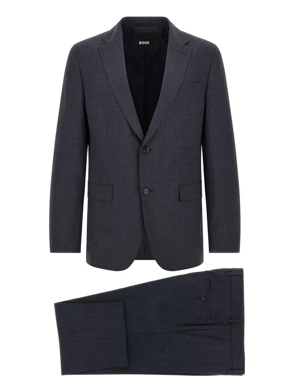 Hugo Boss P-huge-2pcs-flwg-263' Dress - Blue