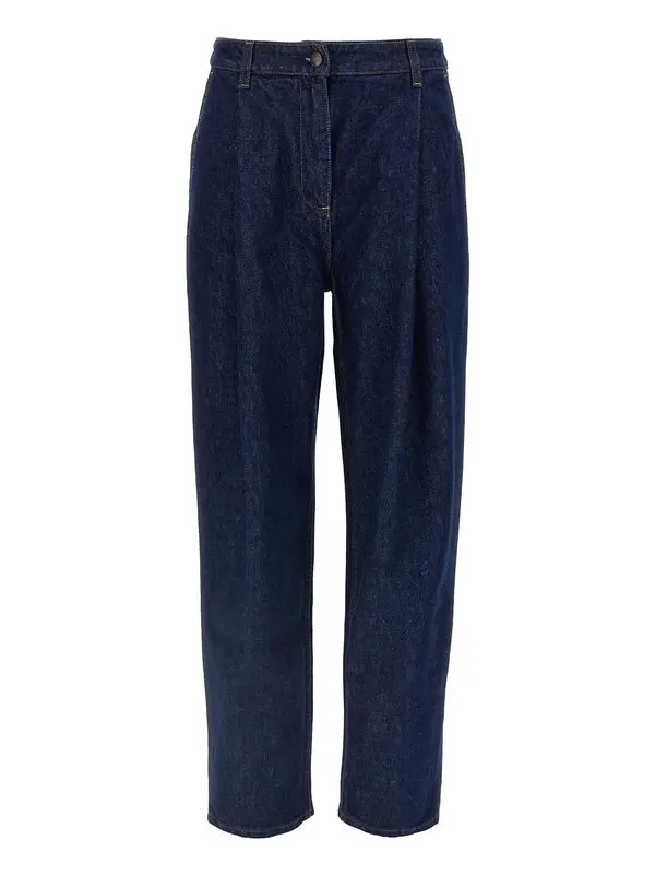 Magda Butrym Toteness Denim Jeans - Blue