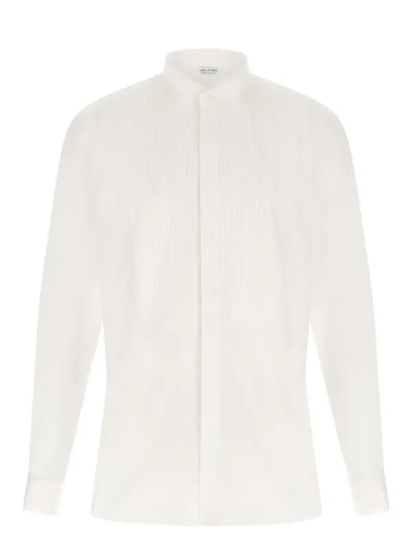 Pal Zileri Tuxedo Shirt Ceremony Line - White