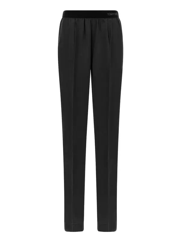 TOM FORD Silk Pajama Pants - Black