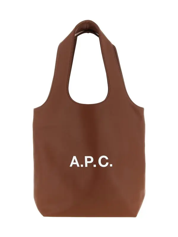 A.p.c. Ninon Small Tote Bag - Brown
