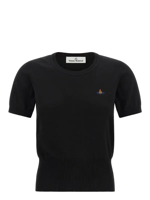 VIVIENNE WESTWOOD Bea Short-sleeved Top - Black