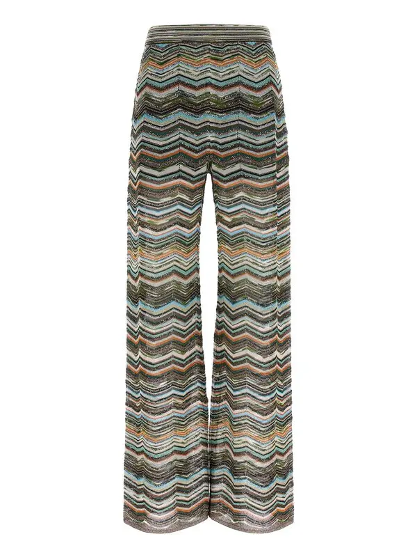 Missoni Chevron Palazzo Trousers - Multi