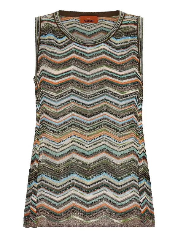 Missoni Chevron Workmanship Top - Multi