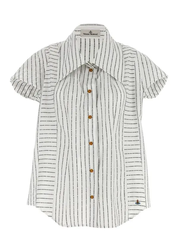 VIVIENNE WESTWOOD Twisted Bagatelle Shirt - White/black