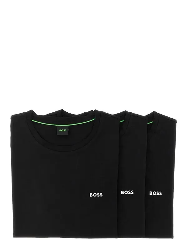 Hugo Boss 3-pack Logo T-shirt - Black