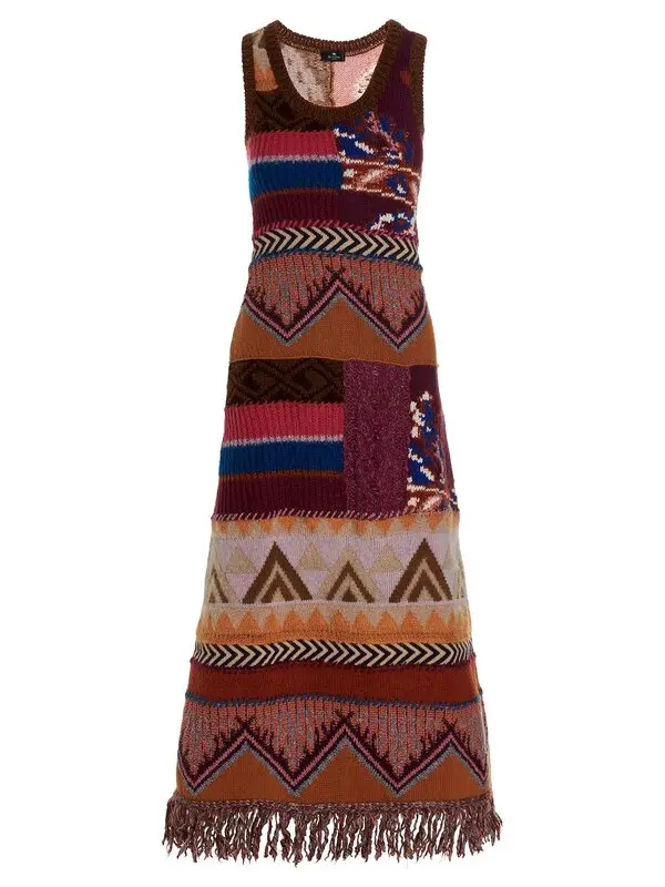 Etro Elena Knit Long Dress - Multi