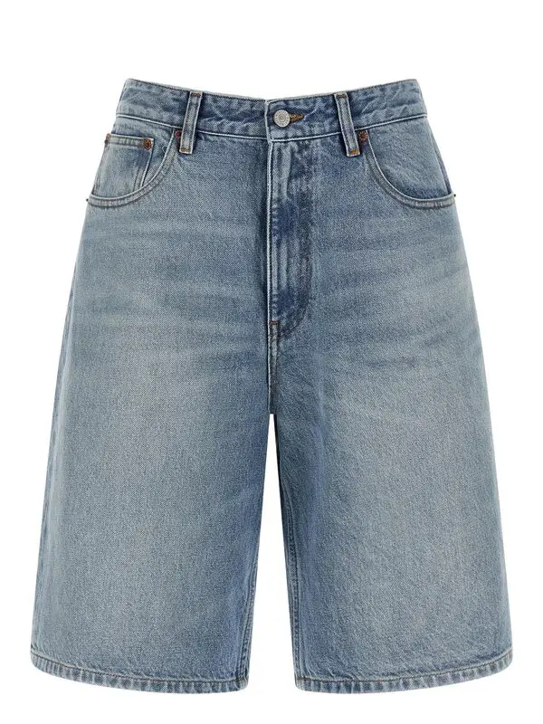 MAISON MARGIELA Carré Bermuda Shorts - Light Blue