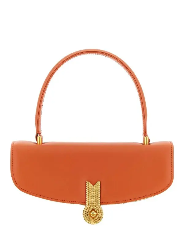DANIELE AMATO Queen Rattan' Handbag - Orange